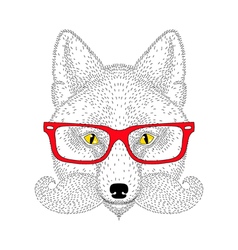 Fox cute Royalty Free Vector Image - VectorStock