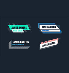 Vertical white and red user interface template Vector Image