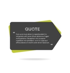 Quotation mark speech bubble Empty quote blank Vector Image