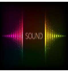 Rainbow colors vertical equalizer Royalty Free Vector Image