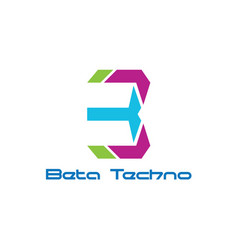 4 logo four number Royalty Free Vector Image - VectorStock