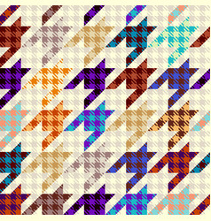 Classic argyle pattern in patchwork style Vector Image