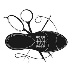Shoe repair poster Royalty Free Vector Image - VectorStock