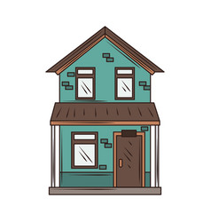 House cartoon icon Royalty Free Vector Image - VectorStock
