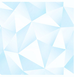 Ice blue polygon triangular pattern background Vector Image