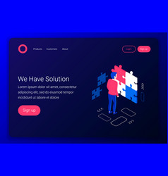 Startup mobile app design concept Royalty Free Vector Image