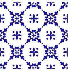 Seamless blue pattern Royalty Free Vector Image