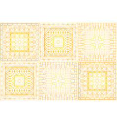 Art deco golden sequin seamless border gatsby Vector Image