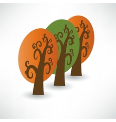 Abstract tree icon Royalty Free Vector Image - VectorStock