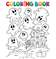 Coloring book clothes theme 2 Royalty Free Vector Image