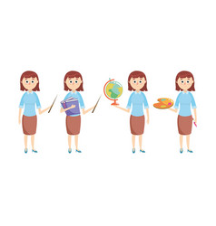 School supplies set Royalty Free Vector Image - VectorStock