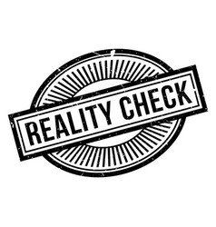 Reality check rubber stamp Royalty Free Vector Image