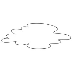Its snowing weather phenomenon sign snowflakes Vector Image