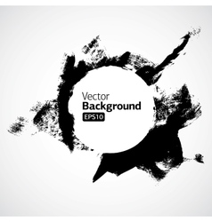 Brush circle texture Royalty Free Vector Image