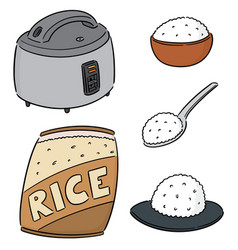 Rice bag Royalty Free Vector Image - VectorStock