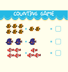 Number and symbol for game Royalty Free Vector Image