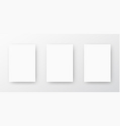 Blue paper with clips Royalty Free Vector Image