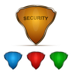 Shield with wings Royalty Free Vector Image - VectorStock