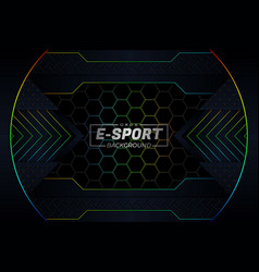 E-sports background rgb style Royalty Free Vector Image