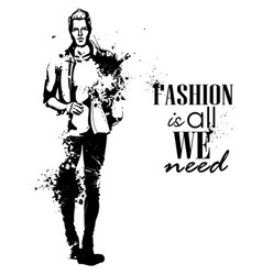 Man model dressed Royalty Free Vector Image - VectorStock