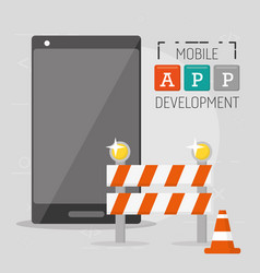 Mobile app development Royalty Free Vector Image