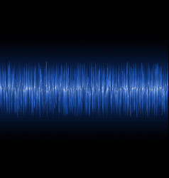 Set energy chaotic waves sound or energy waves Vector Image