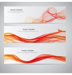 Abstract Colored Wave Header Background Royalty Free Vector