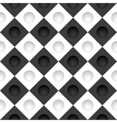 Checkered texture box Abstract background Vector Image