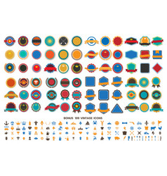 Vintage retro logo for banner Royalty Free Vector Image