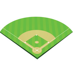 Baseball field Royalty Free Vector Image - VectorStock