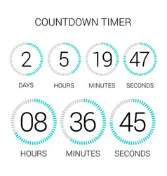 Countdown timer Royalty Free Vector Image - VectorStock