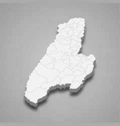 Map region tolima colombia province Royalty Free Vector