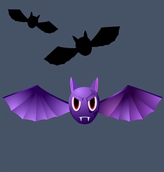 Flying bat Royalty Free Vector Image - VectorStock
