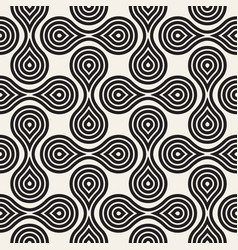 Seamless pattern concentric bold circles Vector Image