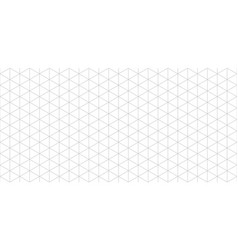 Isometric grid seamless pattern outline Royalty Free Vector