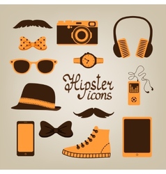 Hipster iconset Royalty Free Vector Image - VectorStock