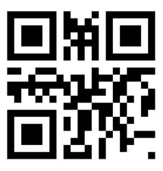Qr code the white color icon Royalty Free Vector Image