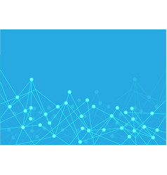 Blue social network background Royalty Free Vector Image