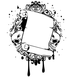 Skull emo Royalty Free Vector Image - VectorStock