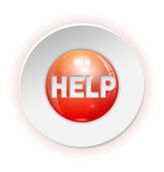 Red button Royalty Free Vector Image - VectorStock