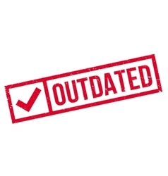Outdated rubber stamp Royalty Free Vector Image
