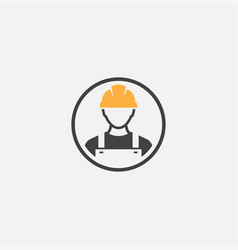 Construction man icon Royalty Free Vector Image