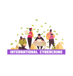 Hacker code realistic composition Royalty Free Vector Image