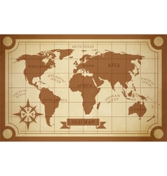 Antique map borders frames Royalty Free Vector Image