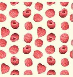 Raspberries pattern Royalty Free Vector Image - VectorStock