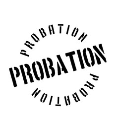 Probation rubber stamp Royalty Free Vector Image