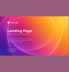 Abstract background dynamic light lines website Vector Image