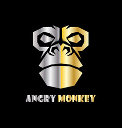 Angry monkey Royalty Free Vector Image - VectorStock