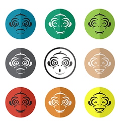 Lady face Royalty Free Vector Image - VectorStock