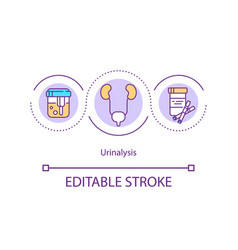 Lab sample analysis icon Royalty Free Vector Image